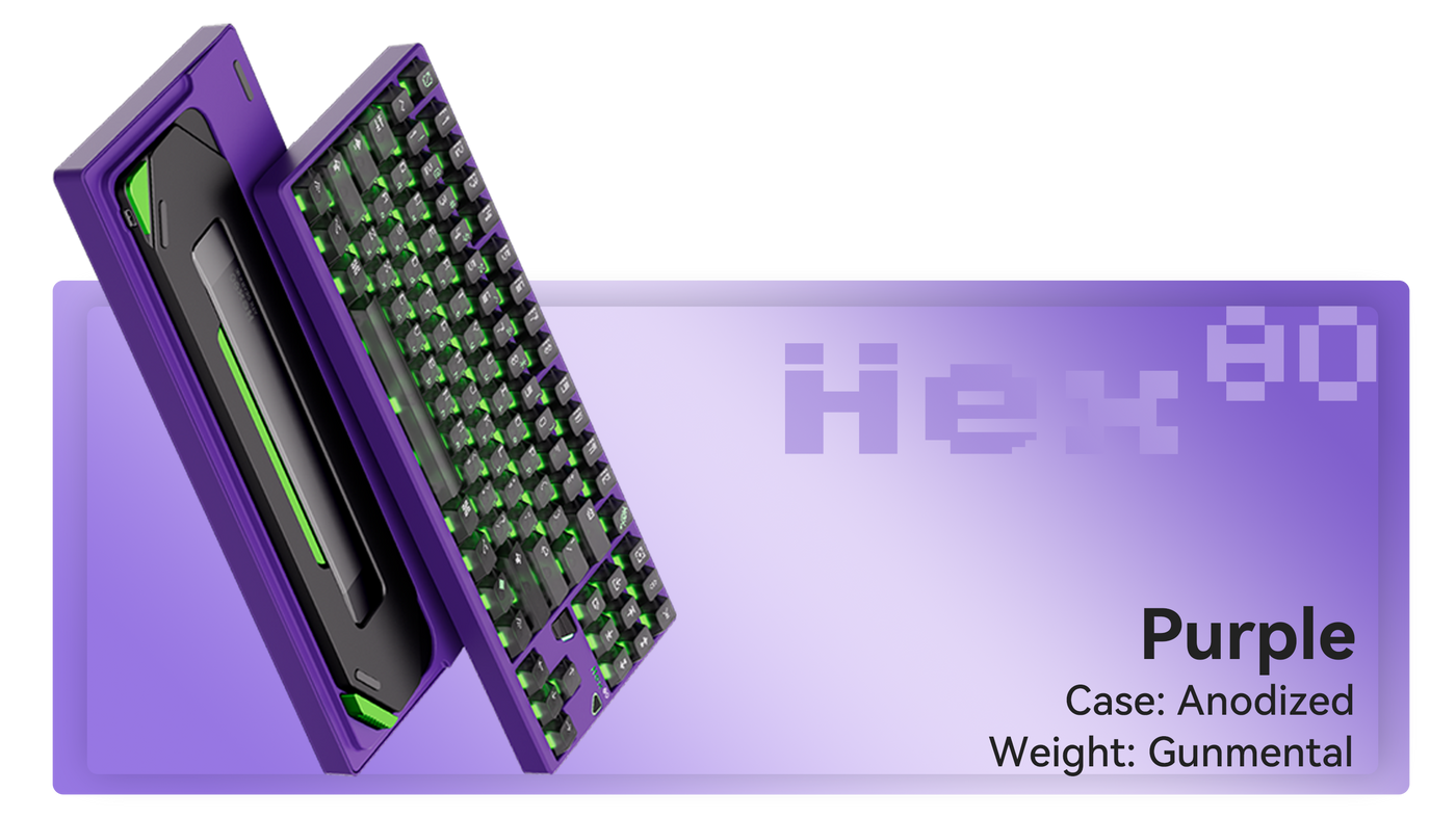 Hex80 Hall Effect Custom Keyboard – Qwertykeys